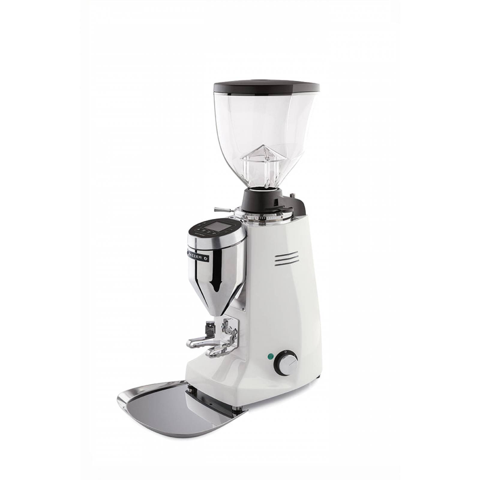 Mazzer Kony S Electronic Coffee Grinder: Pure White